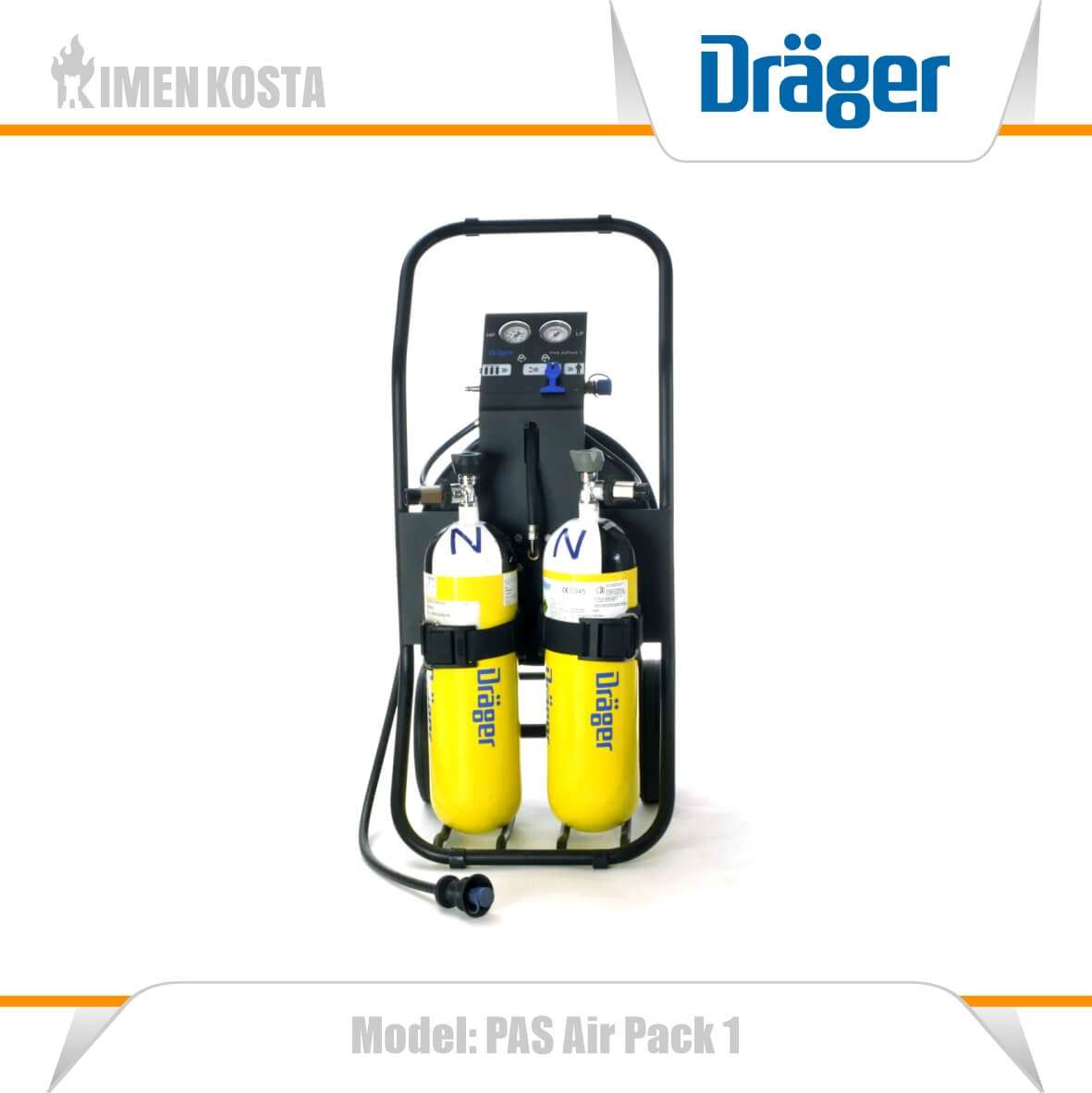 دستگاه تنفسی دراگر مدل (AirPack1) | فروشگاه اینترنتی ایمن کاستا